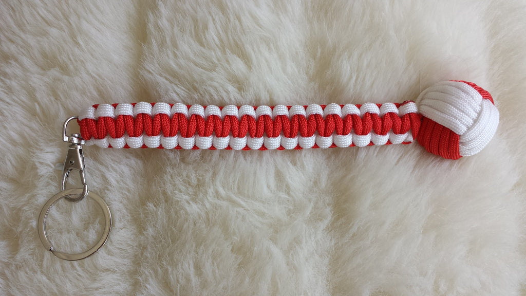 Monkey Fist SELF DEFENSE Paracord Keychain-CHOOSE COLOR – Bama Paracord ...