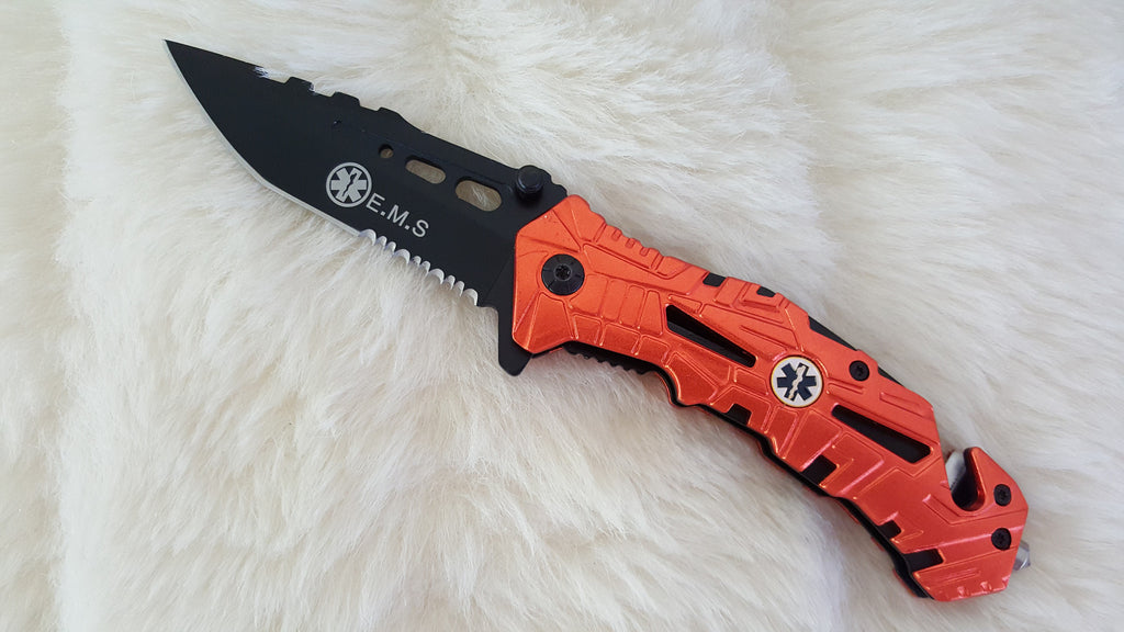 EMT TACTICAL RESCUE KNIFE – Bama Paracord & More