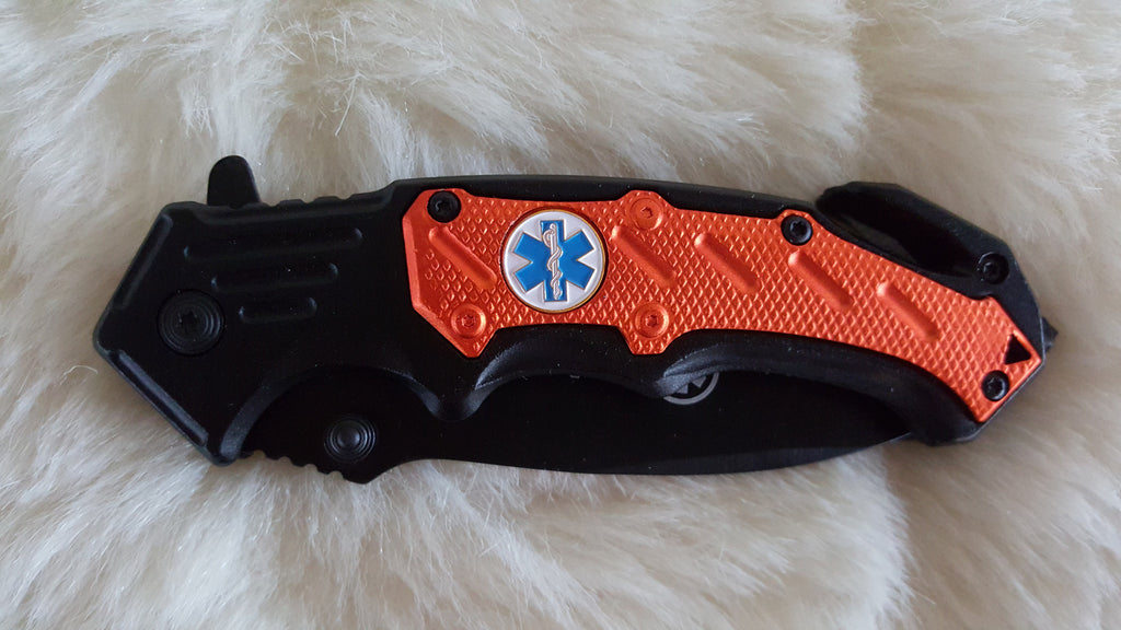 EMT TACTICAL RESCUE KNIFE – Bama Paracord & More