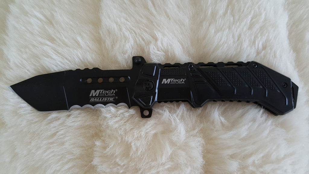 BLACK SPRING ASSIST POCKET KNIFE – Bama Paracord & More
