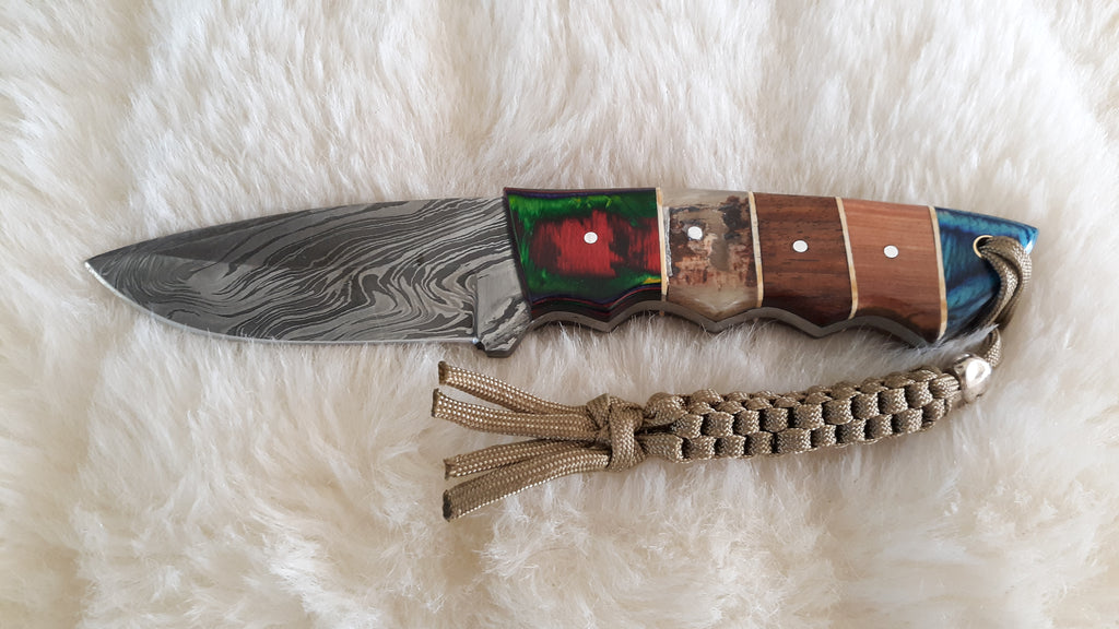 CUSTOM DAMASCUS "DESERT BLOOM II" RAM HUNTER – Bama Paracord & More