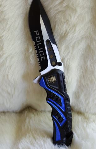 NEW POLICE TACTICAL RESCUE KNIFE – Bama Paracord & More