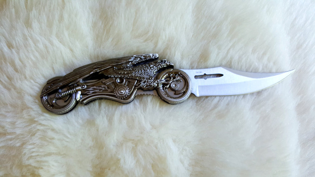 EAGLE MOTORCYCLE Pocket Knife-New – Bama Paracord & More