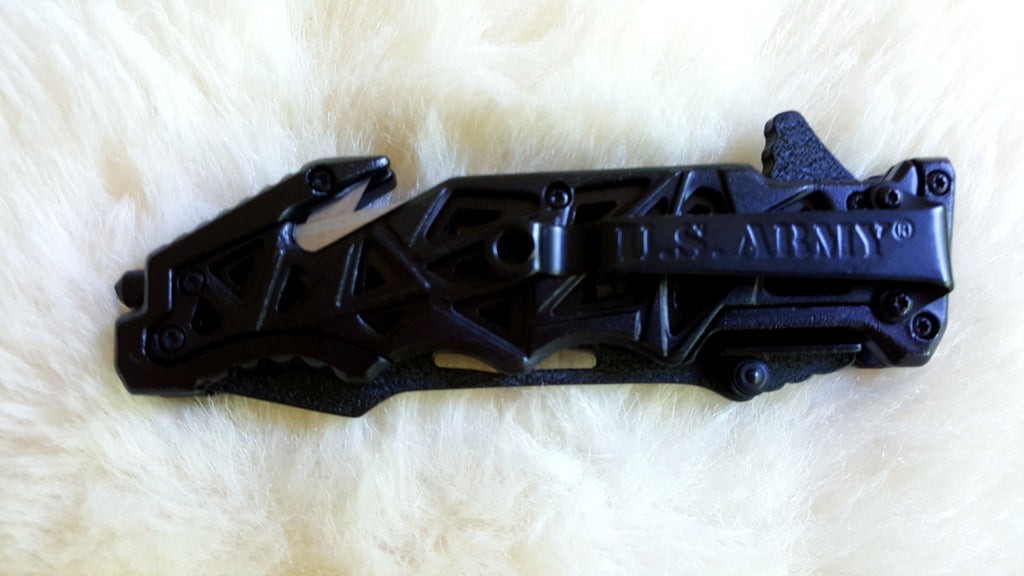 ARMY TACTICAL Rescue Knife – Bama Paracord & More