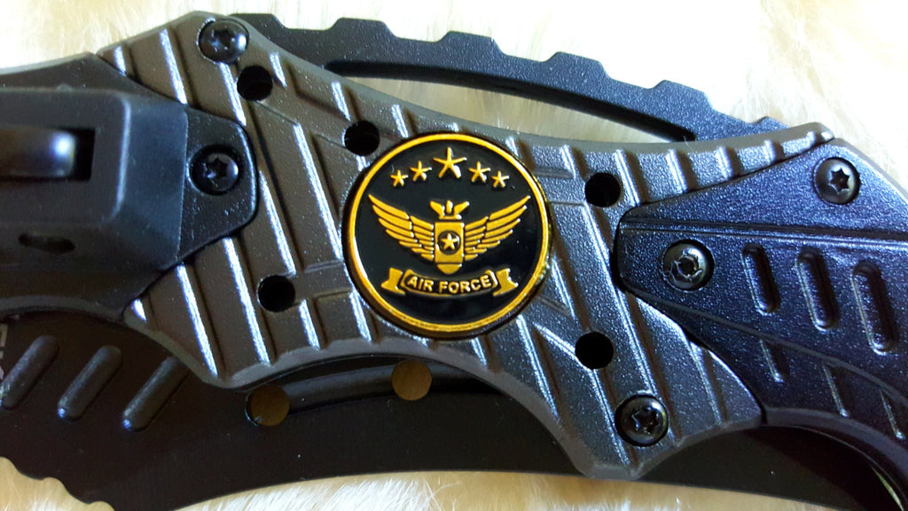 U.S. AIR Force Karambit with LED Tactical Knife-New – Bama Paracord & More